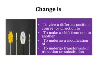 Change management | PPTX