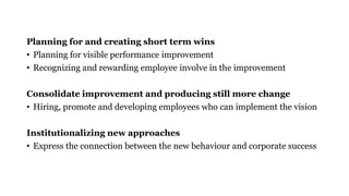 Change management ppt | | PPTX