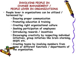 change management for smart business approach | PPT