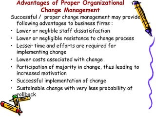 change management for smart business approach | PPT