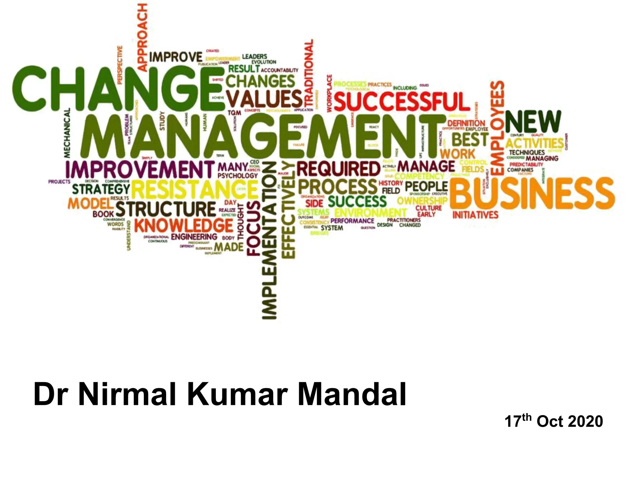 Change Management of an Organization to be Success | PPT