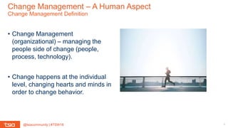 Change management a human aspect | PPT