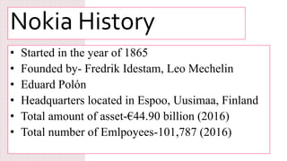 Nokia's fall and success | PPTX