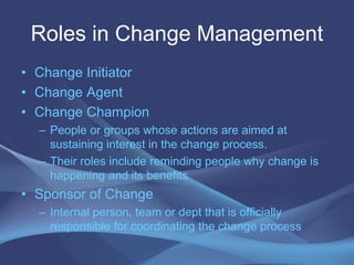 Change management 2015 july richard k. wanyama lecture | PPTX | Education