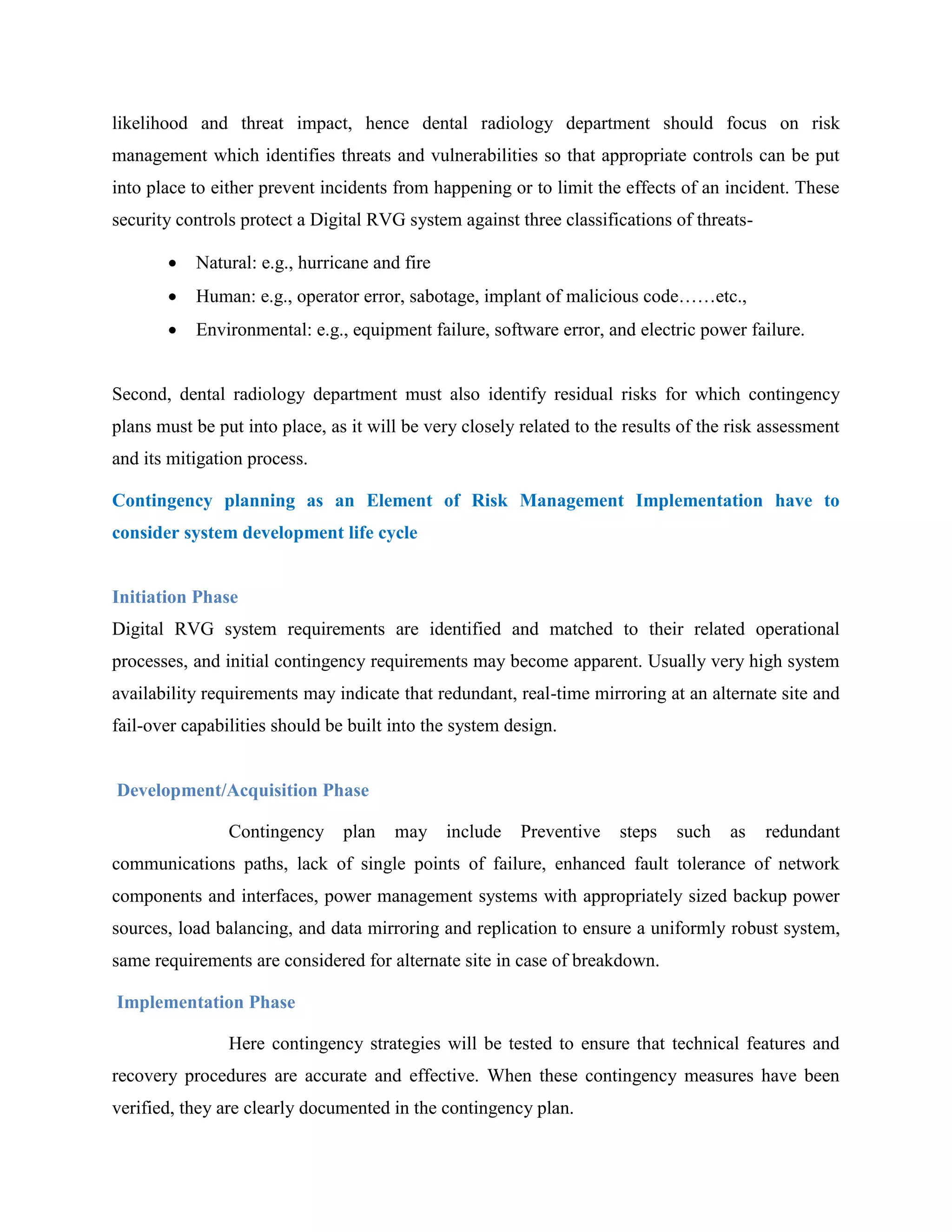 Change Management And Contingency Planning in Transformation of ...