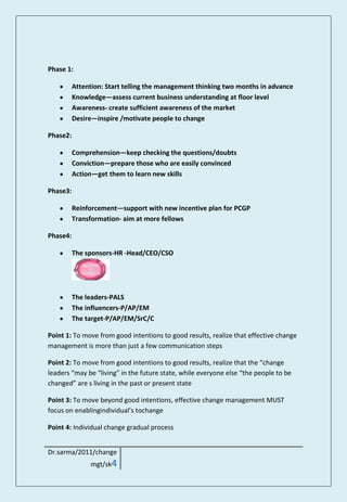 Change management case study | DOCX