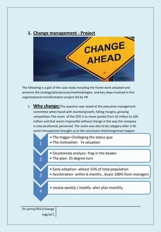 Change management case study (doc) 11 15 2013 (2) | PDF