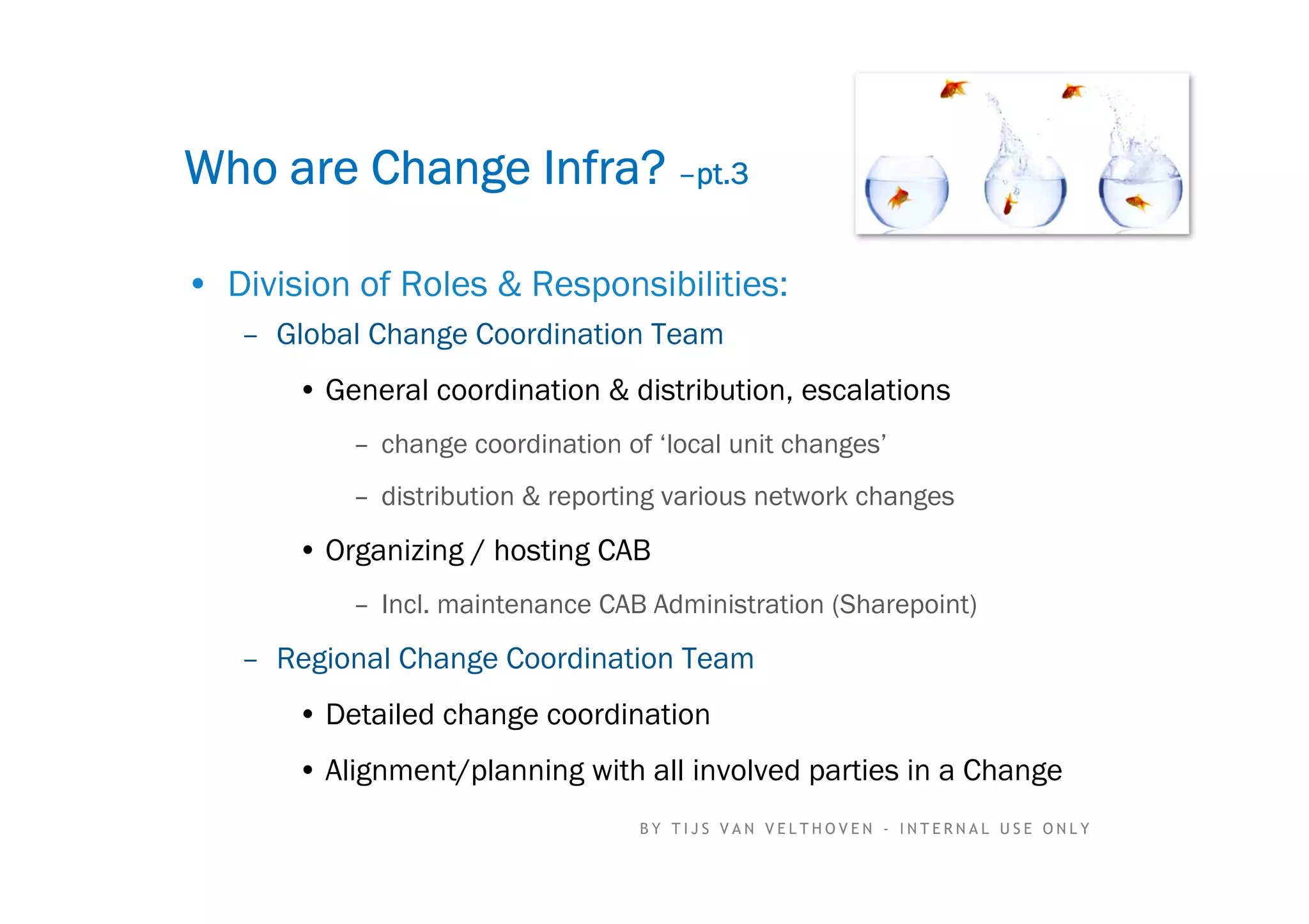 Change management infra basic - quick guideline v1.1 tj | PDF