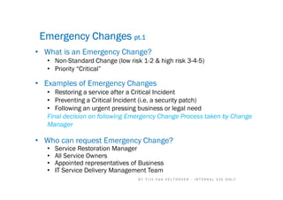 Change management infra basic - quick guideline v1.1 tj | PDF | IT and ...