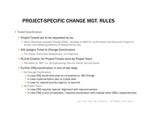 Change management infra basic - quick guideline v1.1 tj | PDF