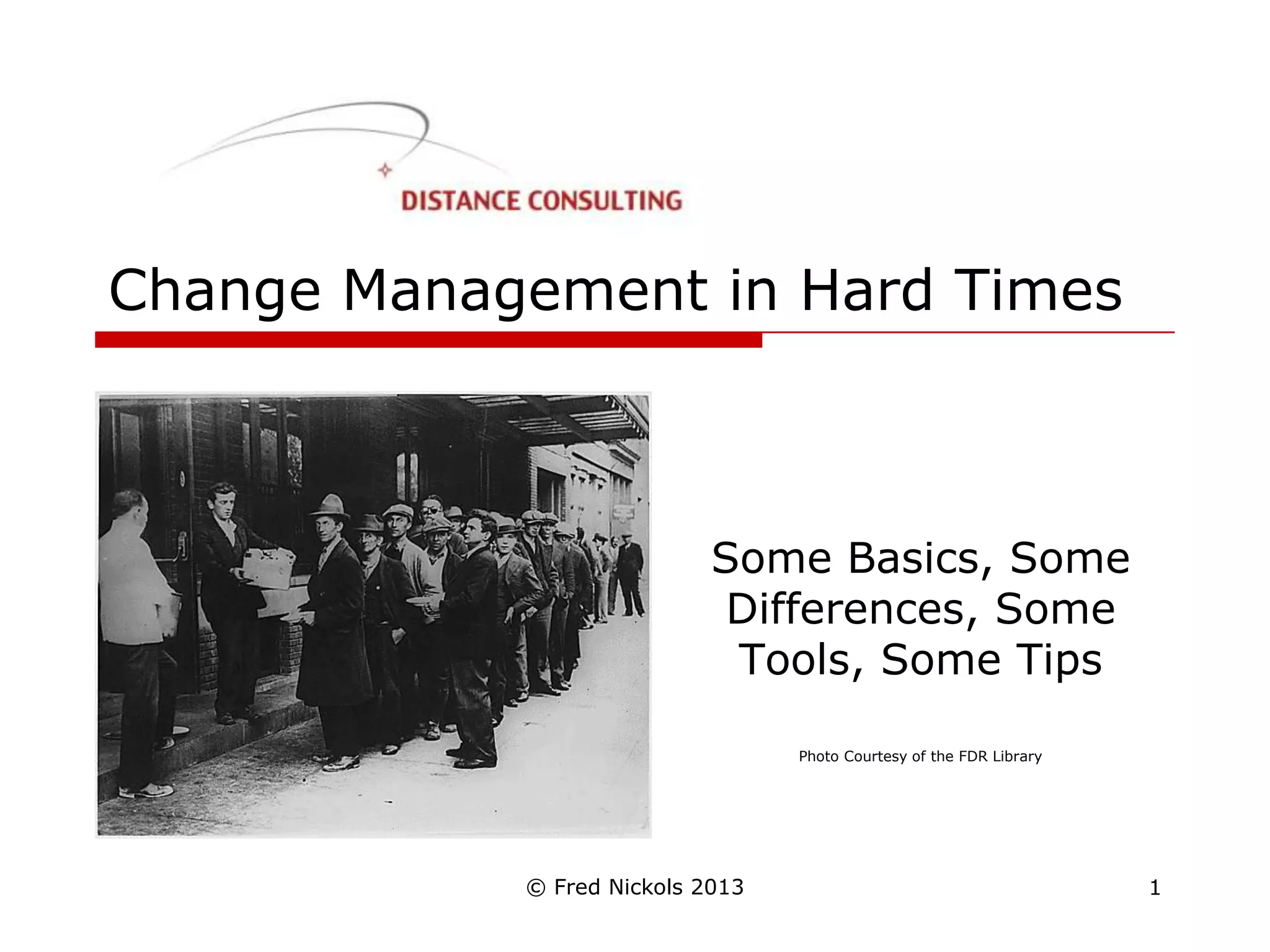 Change management in hard times | PPTX
