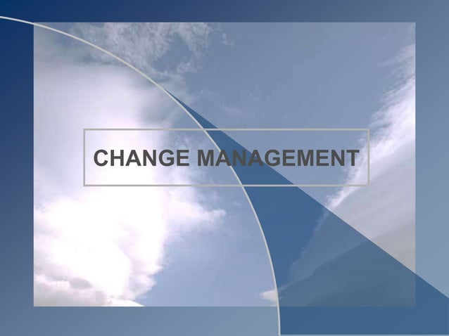 Change Management In Organisations | PPT | Management Consulting Industry | Industries