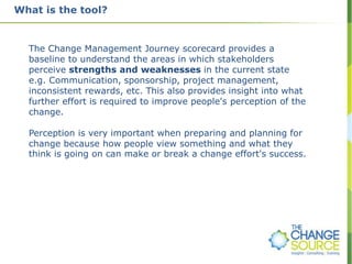 Change management journey scorecard | PDF