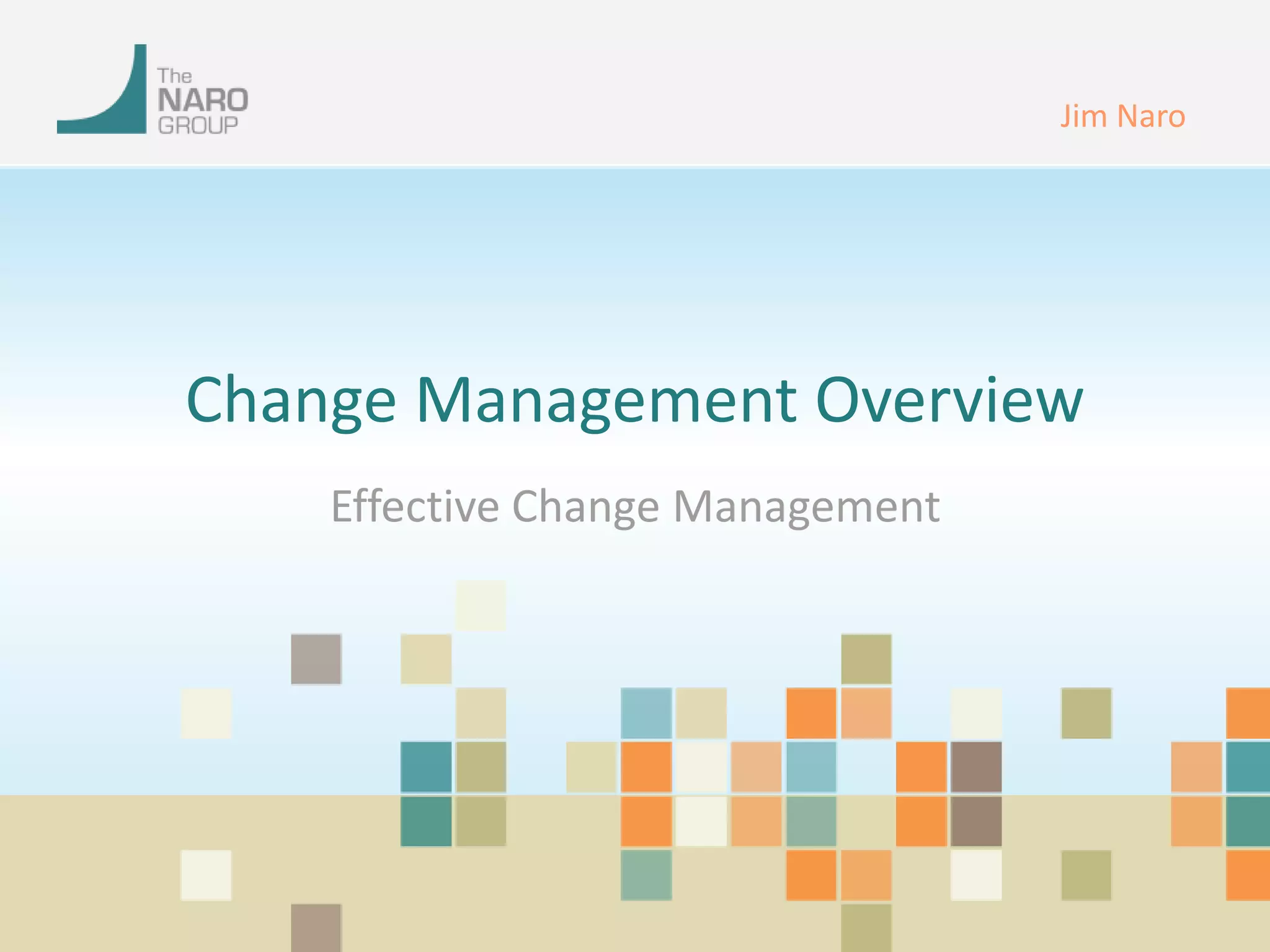 Change Management Overview | PPTX