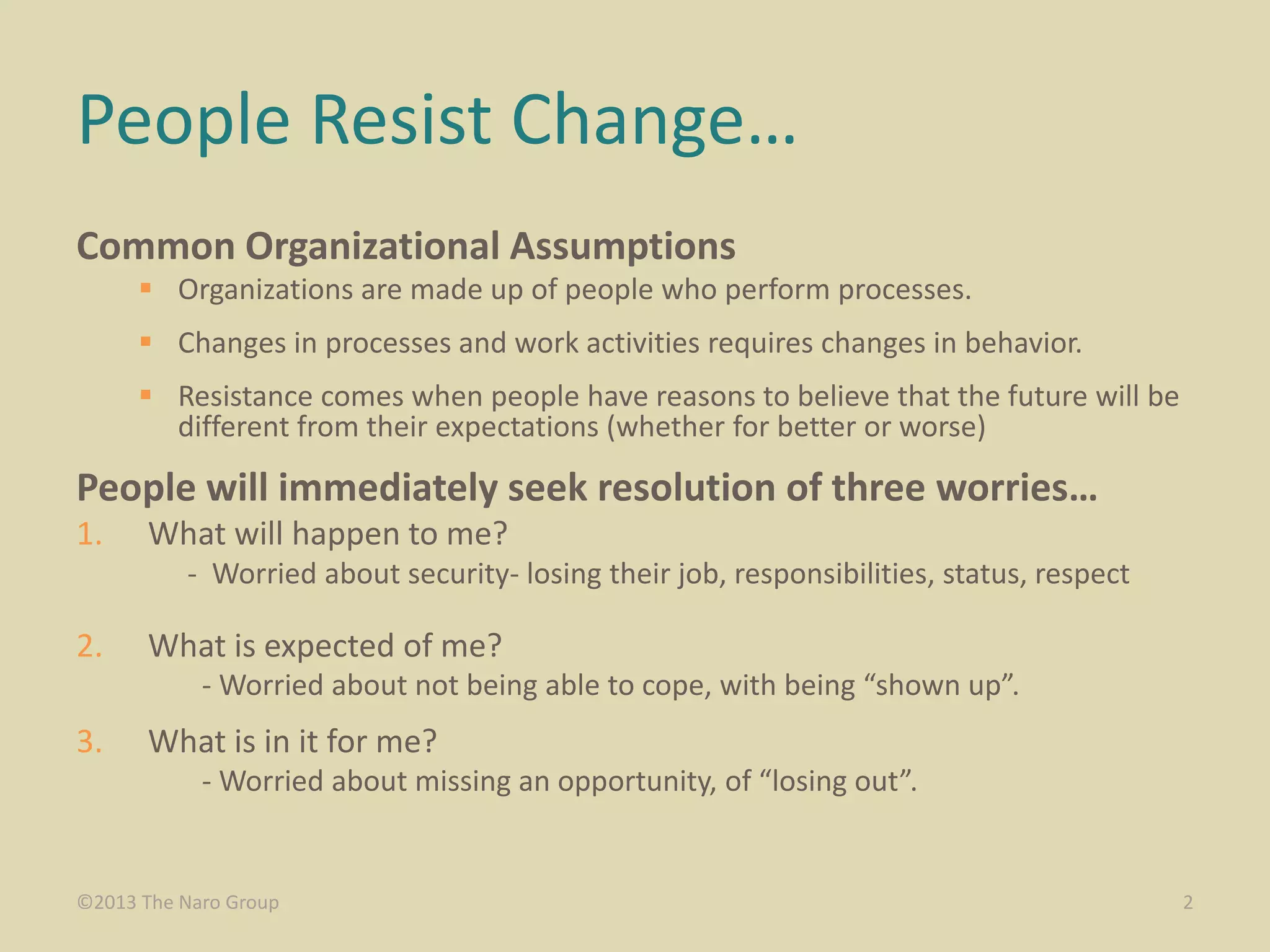 Change Management Overview | PPTX