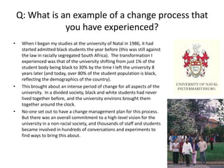 Change Management Panel Discussion | PPT