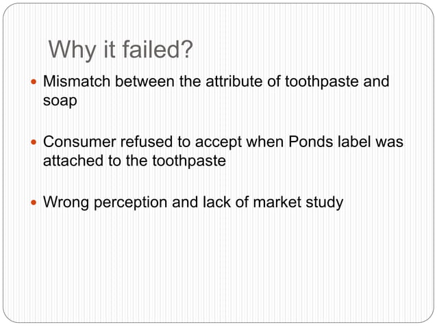 Ponds Toothpaste CaseStudy | PPTX
