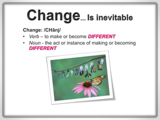 Change management presentation | PPTX