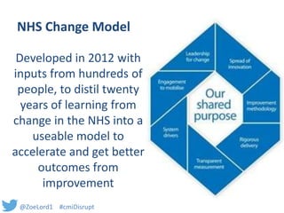 Thinking differently in the NHS - Zoe Lord - Change Management ...