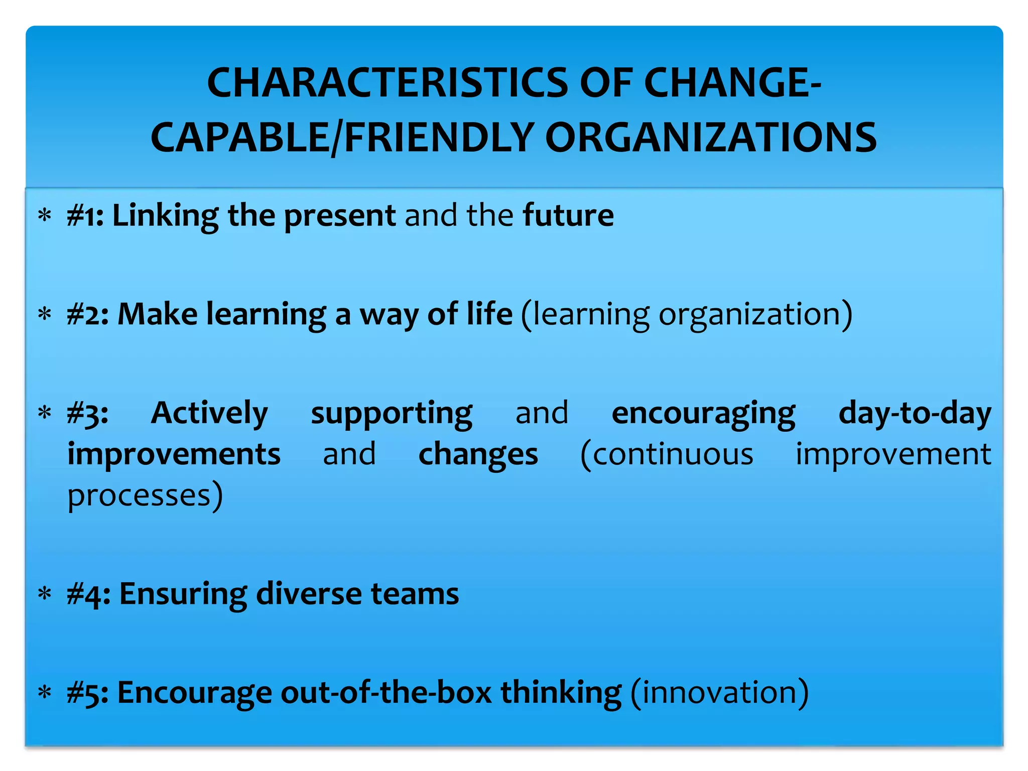 Change management – Principles Process & Tools | PPTX