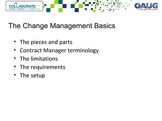 Change management process in pcm | PPT