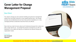 Change Management Proposal PowerPoint Presentation Slides | PDF