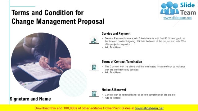 Change Management Proposal PowerPoint Presentation Slides