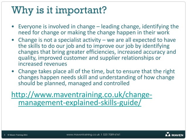 Change management quick guide | PPT