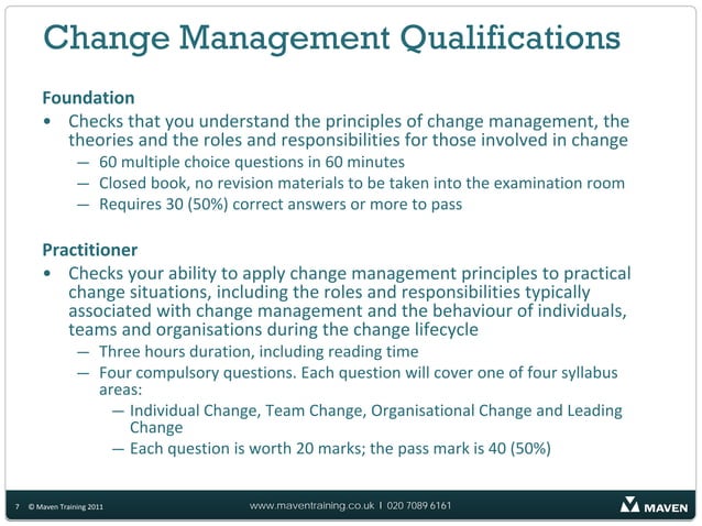 Change management quick guide | PPT