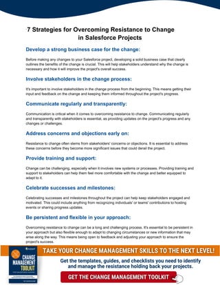 Change Management Starter Pack for Salesforce Admins | PDF