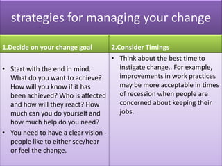 Change management strategy ppt | PPTX