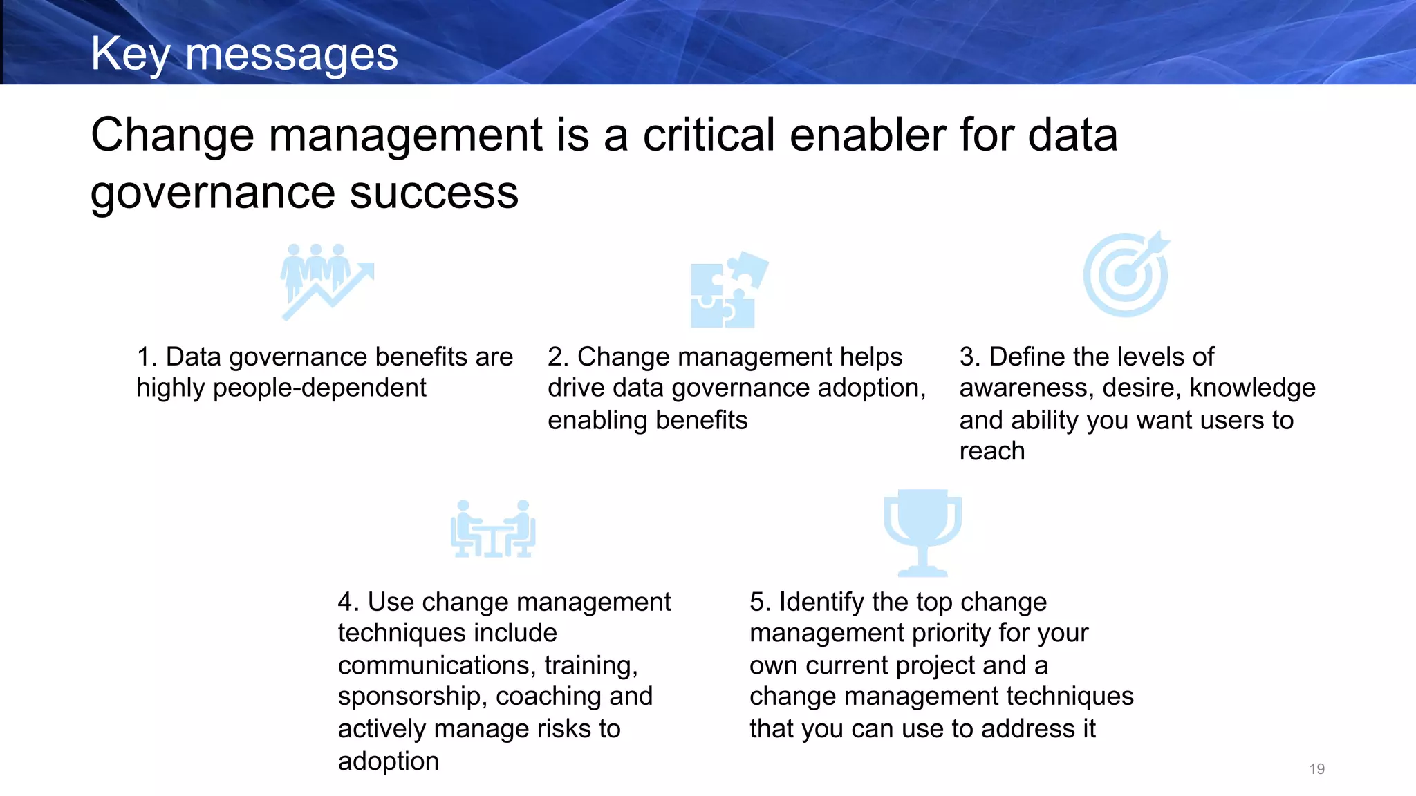 Change management success for data governance | PPT | Free Download