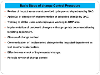 Change management system | PPTX