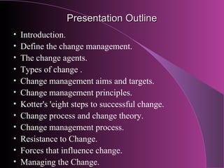 Change managment | PPT