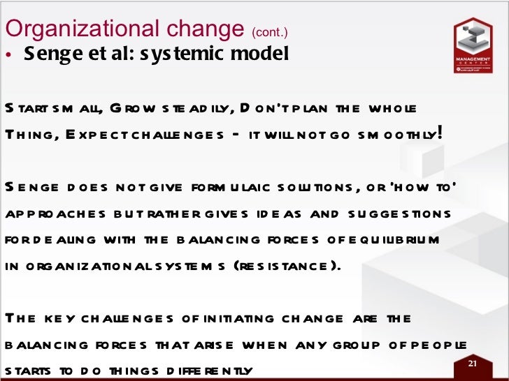 Change management