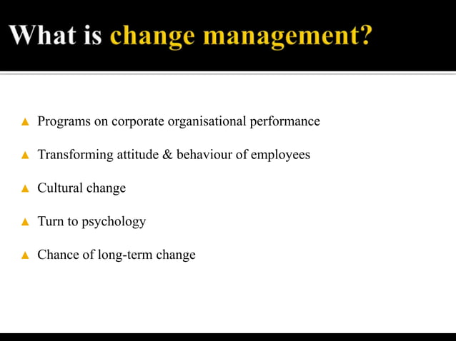 Change mgmt | PPTX