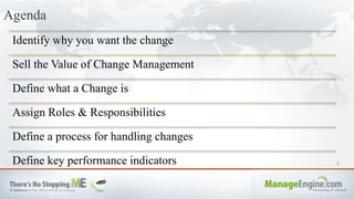 Six steps to implementing Change Management Successfully | PPTX