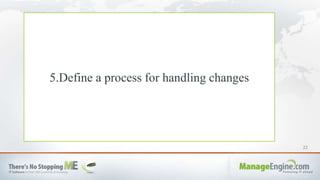 Six steps to implementing Change Management Successfully | PPTX