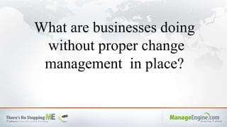 Six steps to implementing Change Management Successfully | PPTX