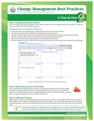 Change Management Best Practices | PDF