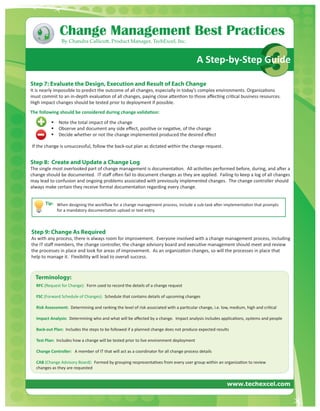 Change Management Best Practices | PDF
