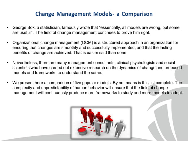 A Comparison of Five popular Models for Managing Business Change | PPT