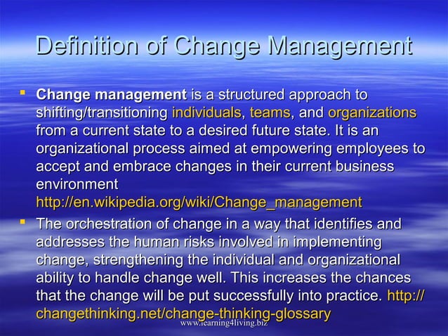 Change Management and Organizational Growth | PPT | Career Advice | Careers