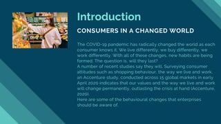 Consumer Trends post COVID-19 | PPT