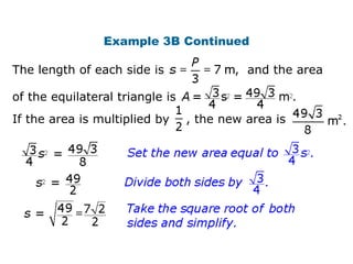 Change of dimensions and more | PPTX