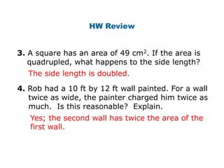 Change of dimensions and more | PPTX