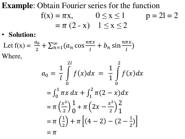 Topic: Fourier Series ( Periodic Function to change of interval)