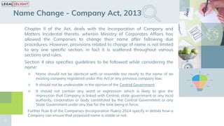 Change of Name Company | PPTX