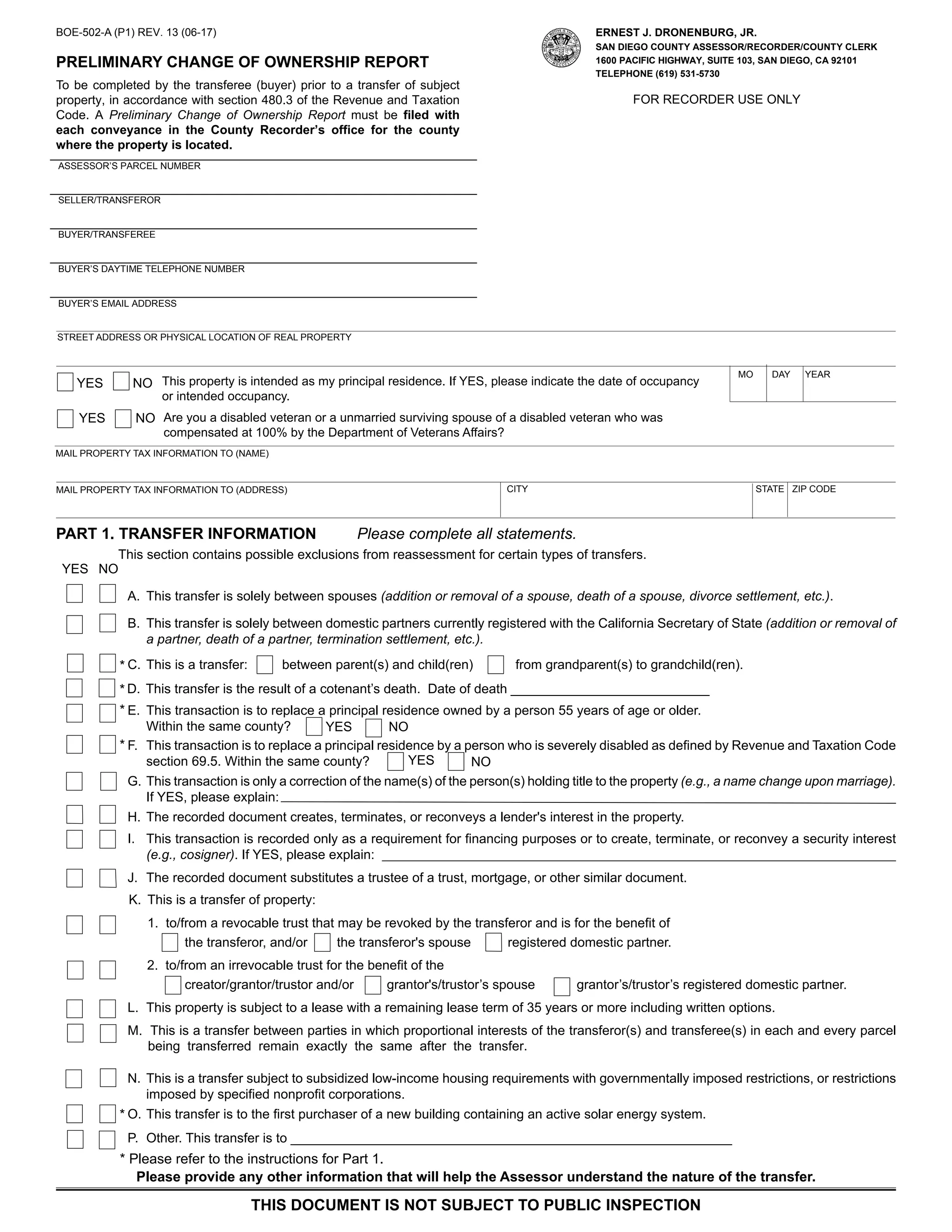 Change of Ownership | PDF