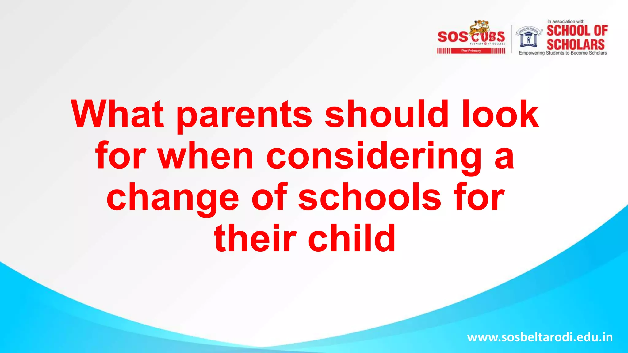 Change of school_for_child | PPTX